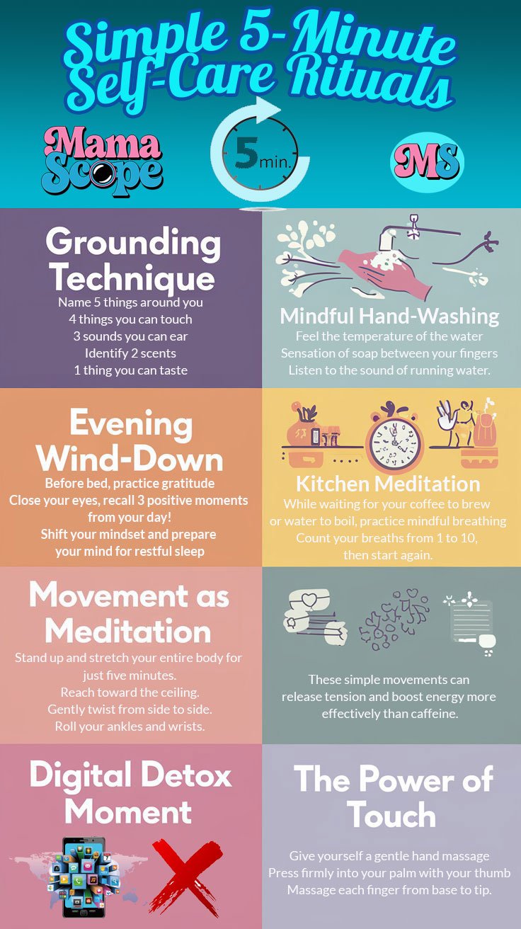Simple 5-Minute Self-Care Rituals That Can Transform Your Day - MamaScope
